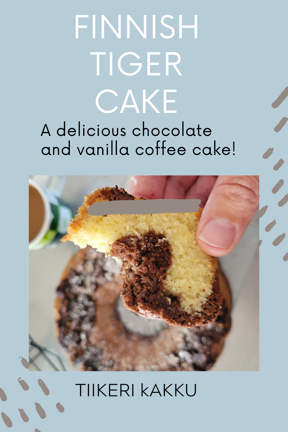 finnish cake / tiger cake / tiikeri kakku - Wares Vintage Home